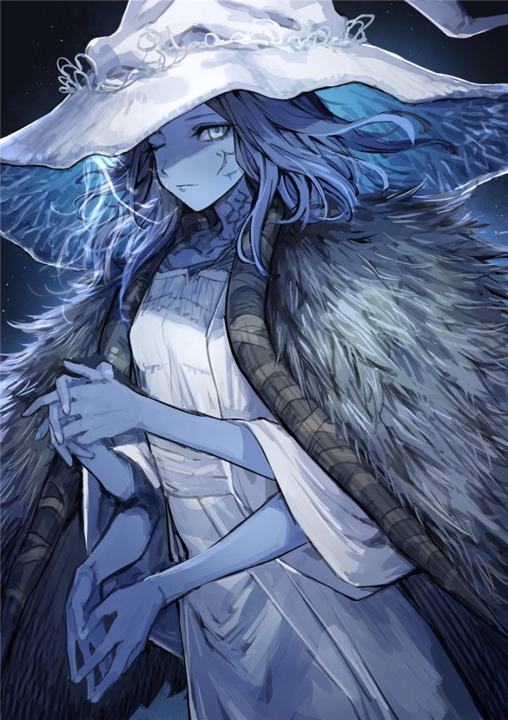 魔女菈妮艾尔登法环角色人物同人插画高清壁纸原画图集图片素材集 Acg图包网