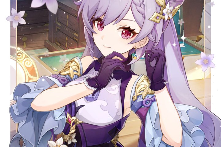 刻晴官方立绘pixiv图集插画4K8K壁纸 – ACG图包网